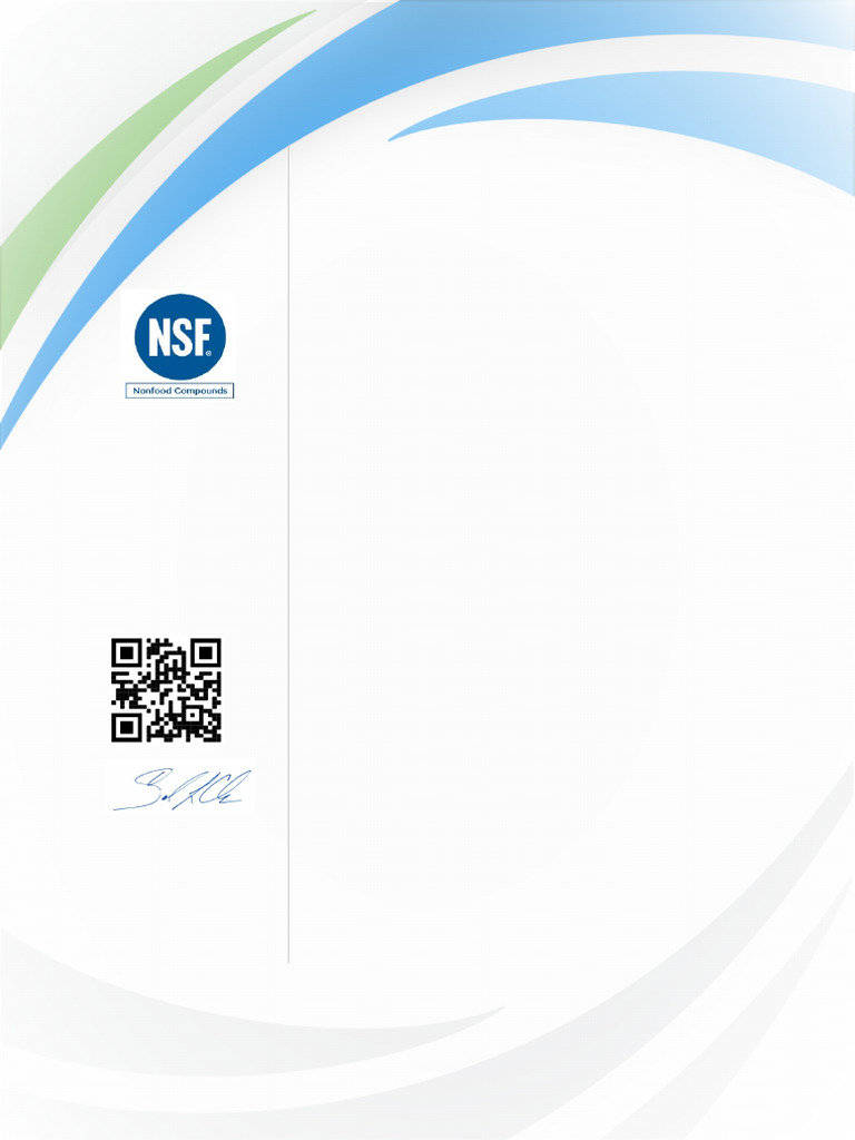 Hypar NSF Certificate | PDF