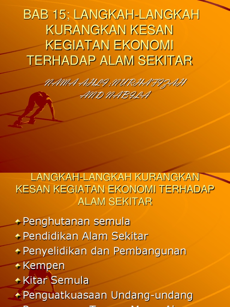 Bab15-Langkah Pengurusan Kegiatan Ekonomi | PDF