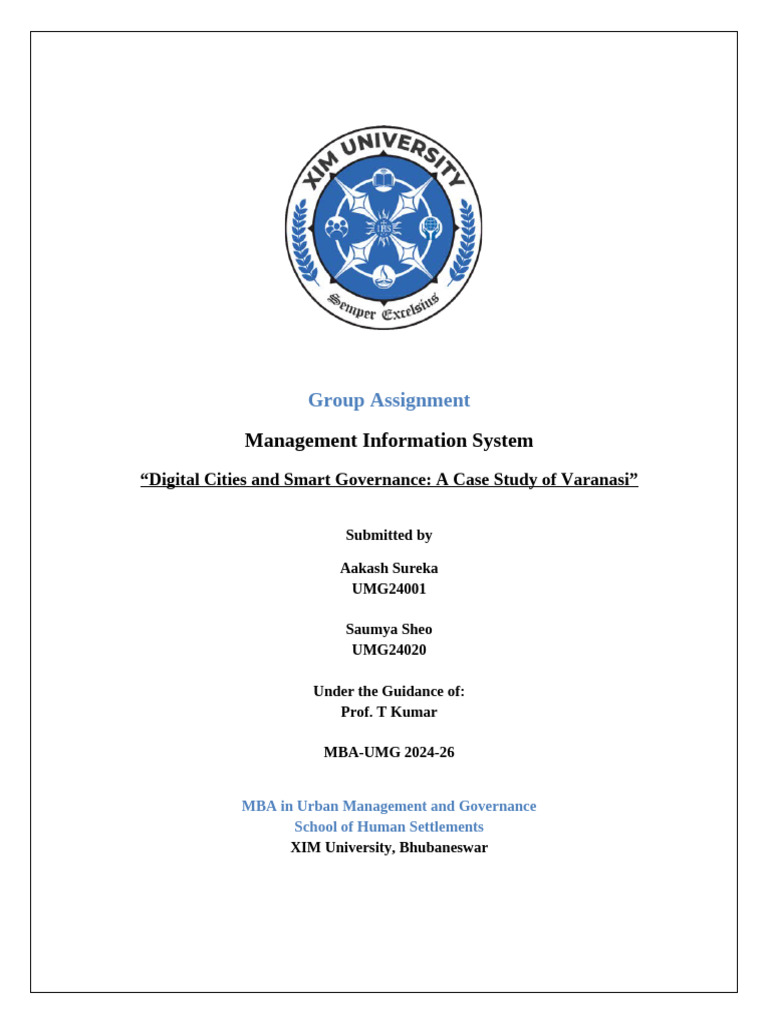 Varanasi Smart City Digital Initiatives | PDF | Augmented Reality ...