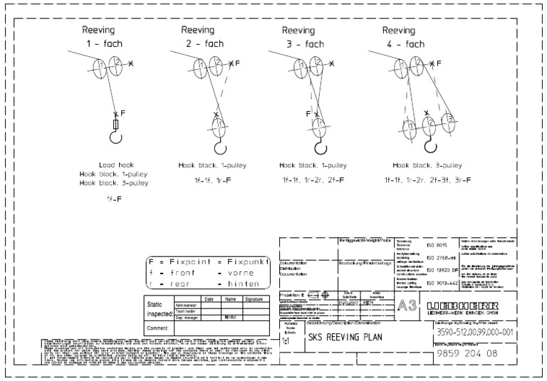 Sks Reeving Plan | PDF