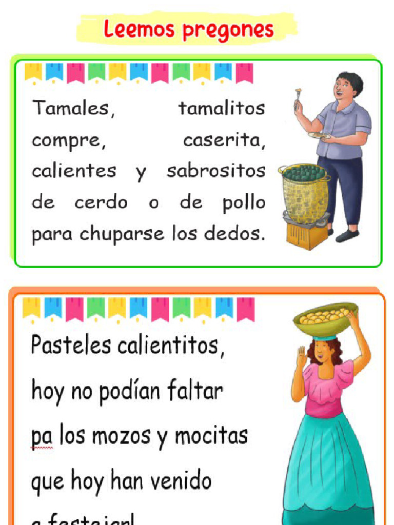 Leemos Pregones | PDF