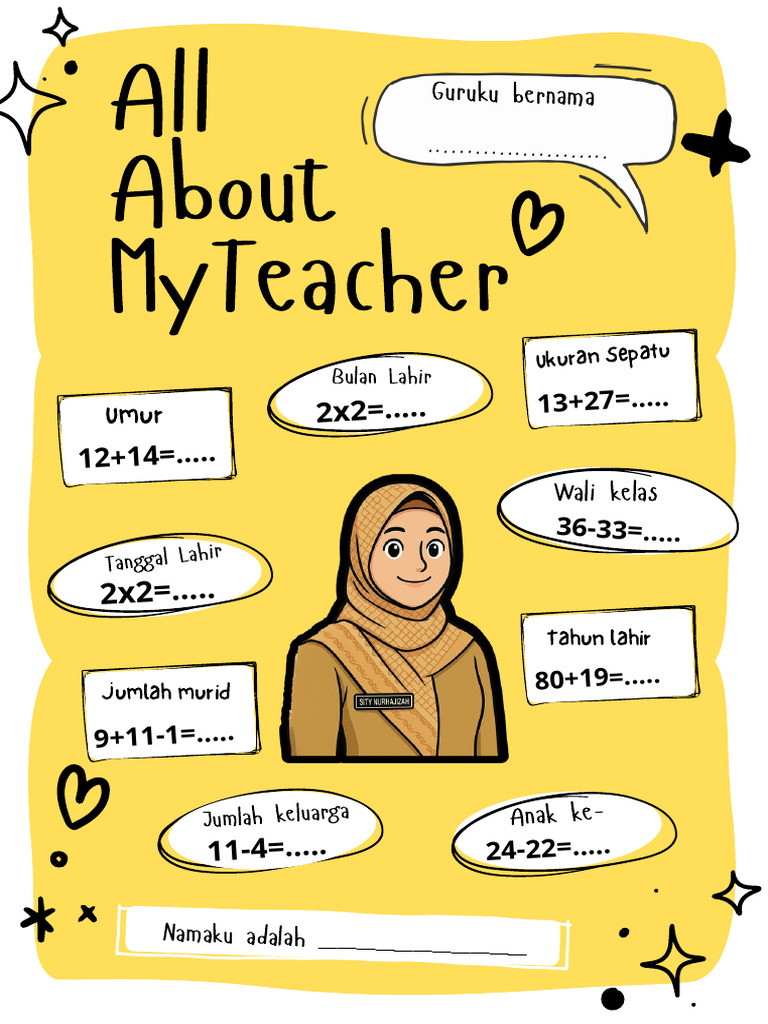 All About My Teacher | PDF