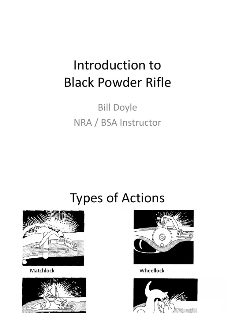 Black Powder Rifle | PDF | Hazards | Military Equipment