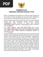 Teks UUD 1945 | PDF | Politik