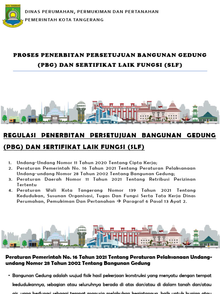 Materi 3 - Implementasi Proses Persetujuan Bangunan Gedung (PBG) Dan ...
