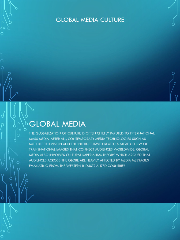 Global-media2 | PDF | Mass Media | Globalization