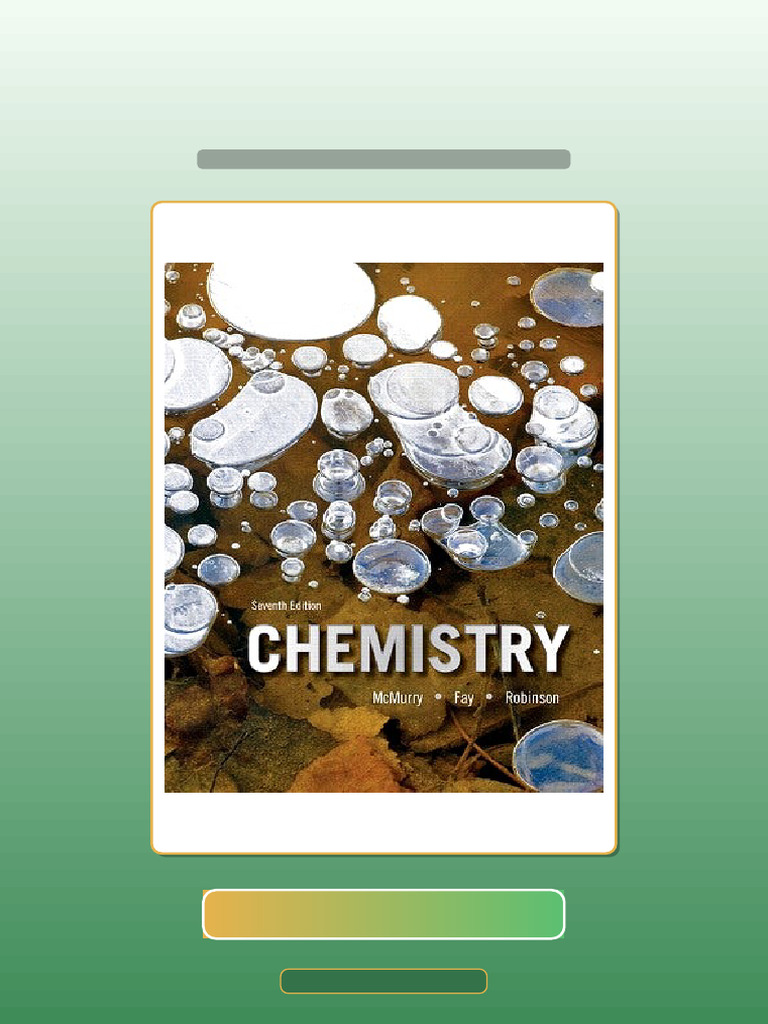 Chemistry 7th Edition John E McMurry Robert C Fay Jill Kirsten Robinson ...