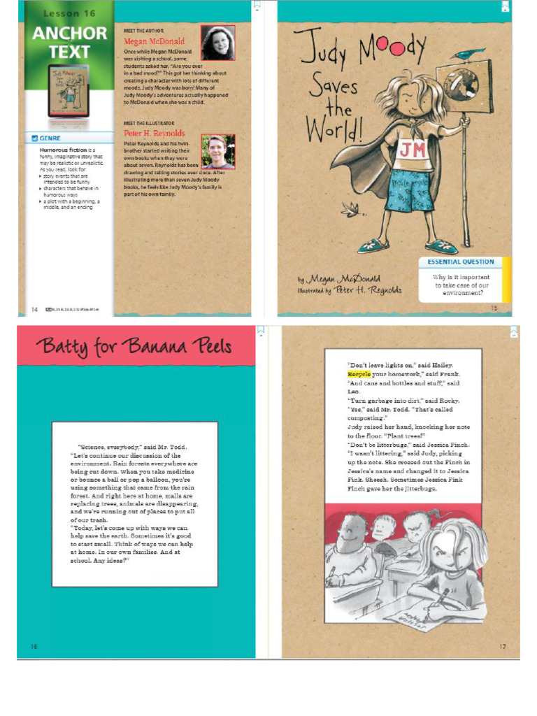 Judy Moody Saves The World | PDF