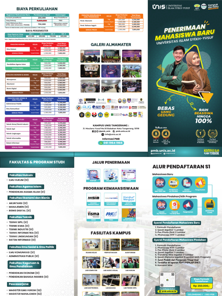 Brosur Lipat S1 THN 2024-2025 - 060924 | PDF