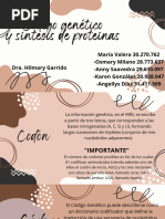 Tabla de Codones | PDF | Serina | Codigo genetico