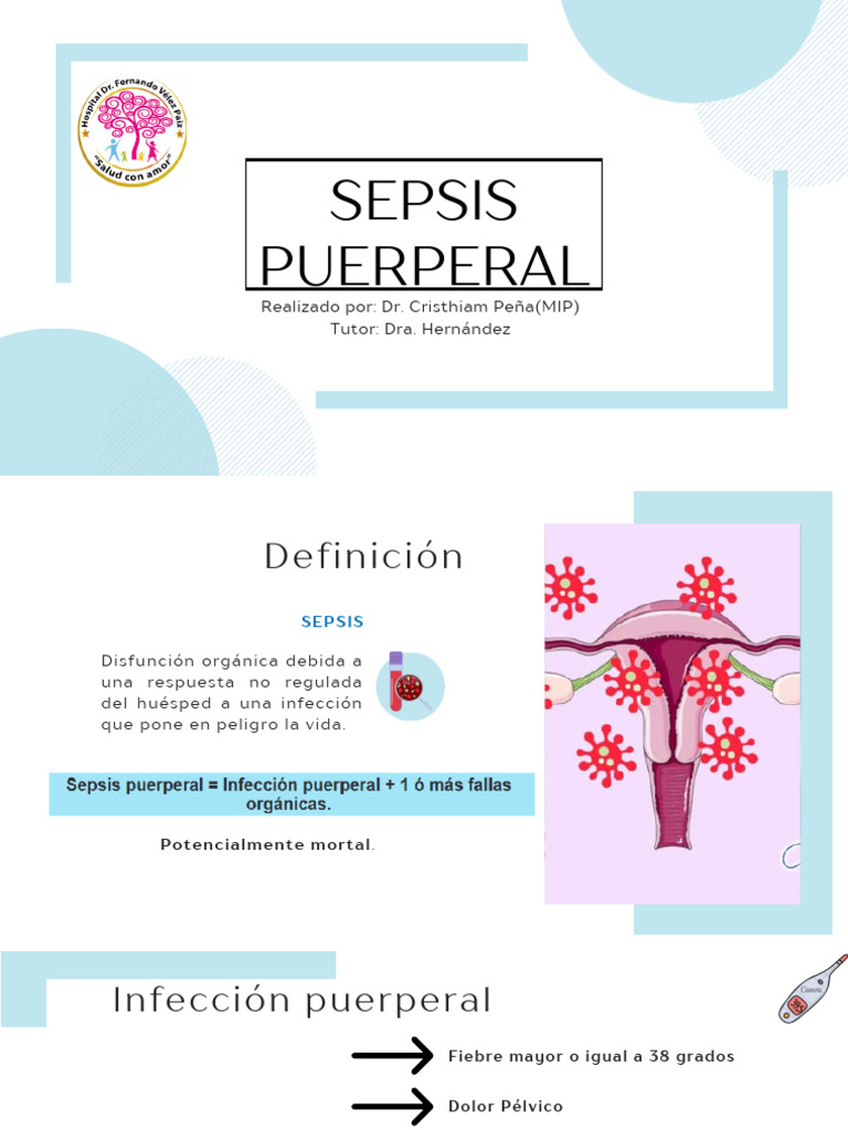Sepsis Puerperal Nueva | PDF | Septicemia | Periodo posparto