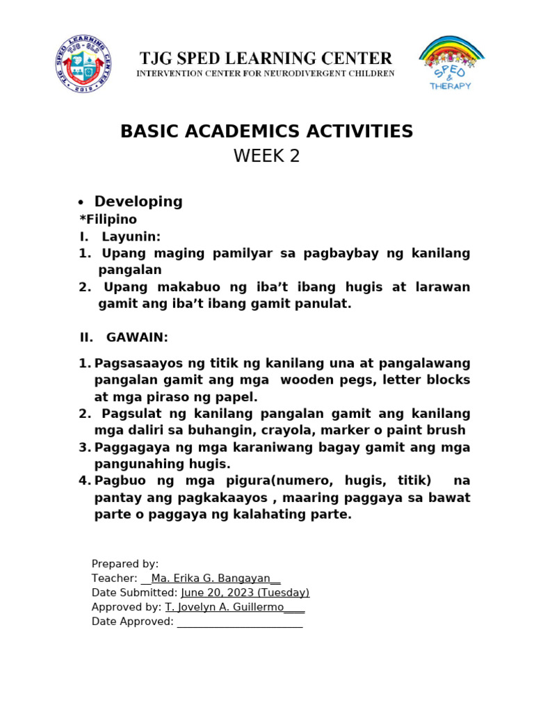 Acads Filipino | PDF