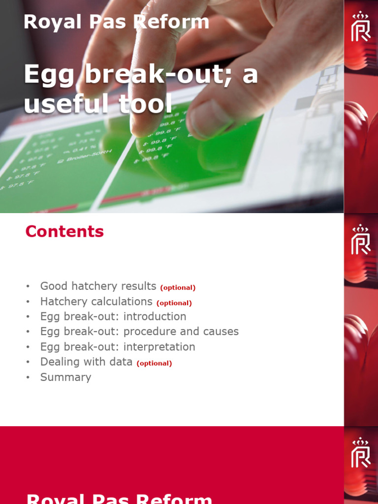Egg Break-Out Procedures for Hatchery Success | PDF | Egg