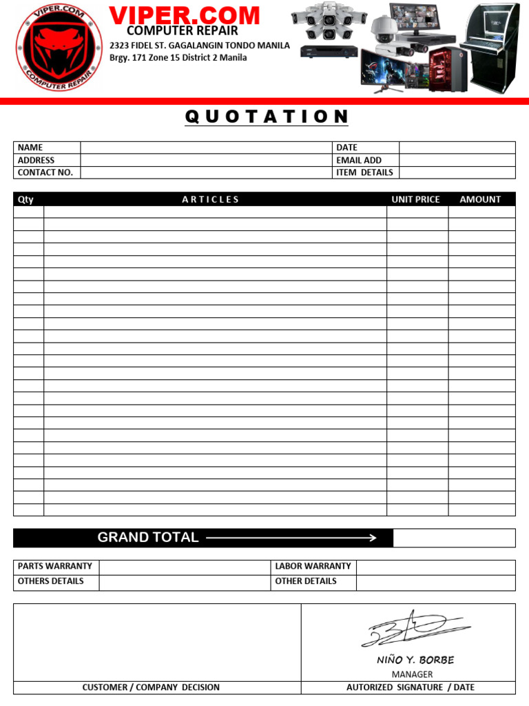 Scope of Work NEW ORIG 3 | PDF | Electrical Engineering | Computing