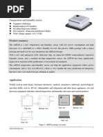 AHT30 Temperature & Humidity Sensor Datasheet | PDF | Sensor | Humidity