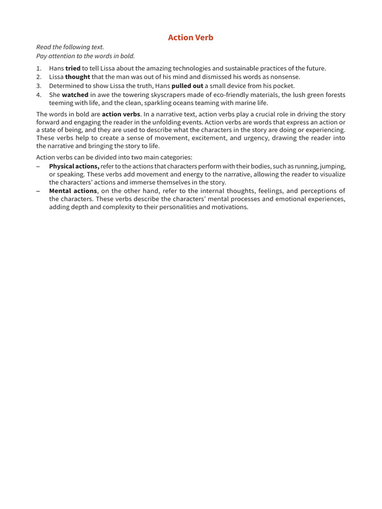 Pendampr24 - Bing - Xii - 02 - CHP1 - Read-View - Action Verbs | PDF