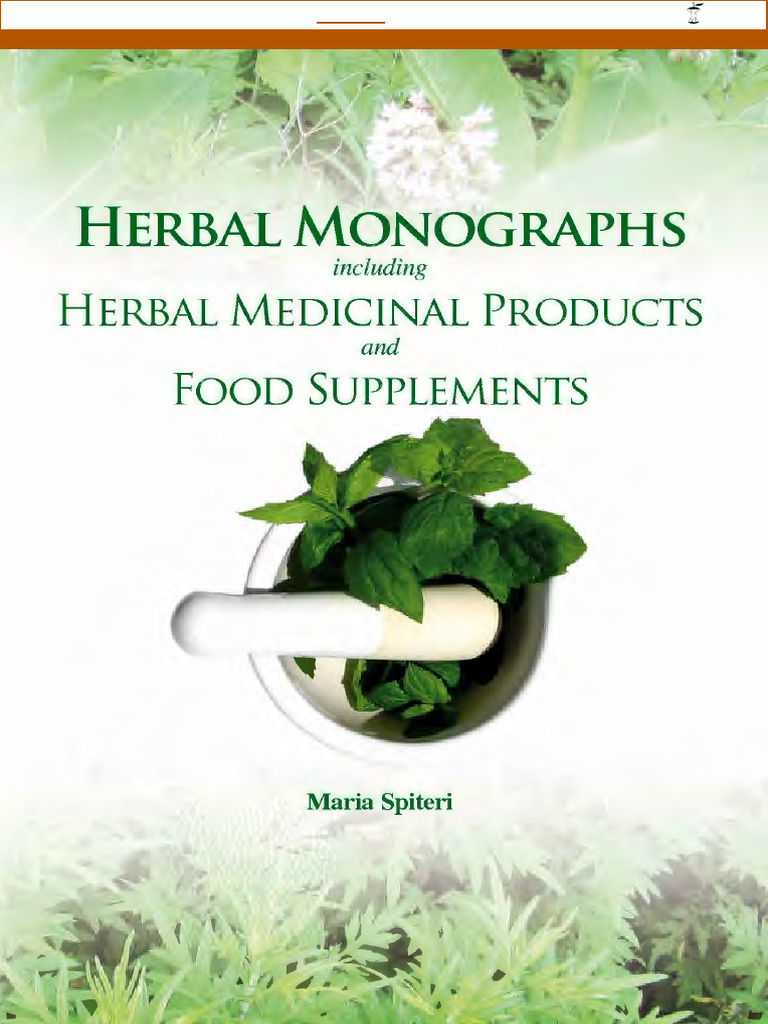 Herbal Monographs Overview PDF | PDF