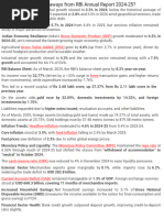 RBI Annual Report 2024-25 Overview | PDF | Reserve Bank Of India ...