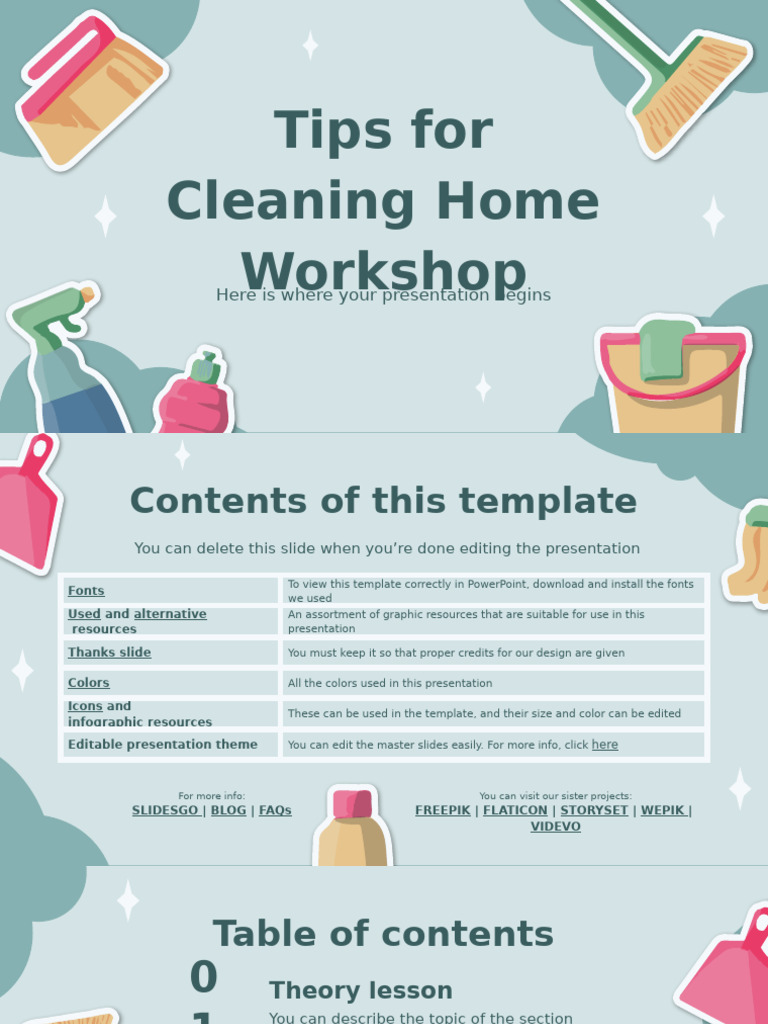 Home Cleaning Workshop Guide | PDF | Planets | Jupiter