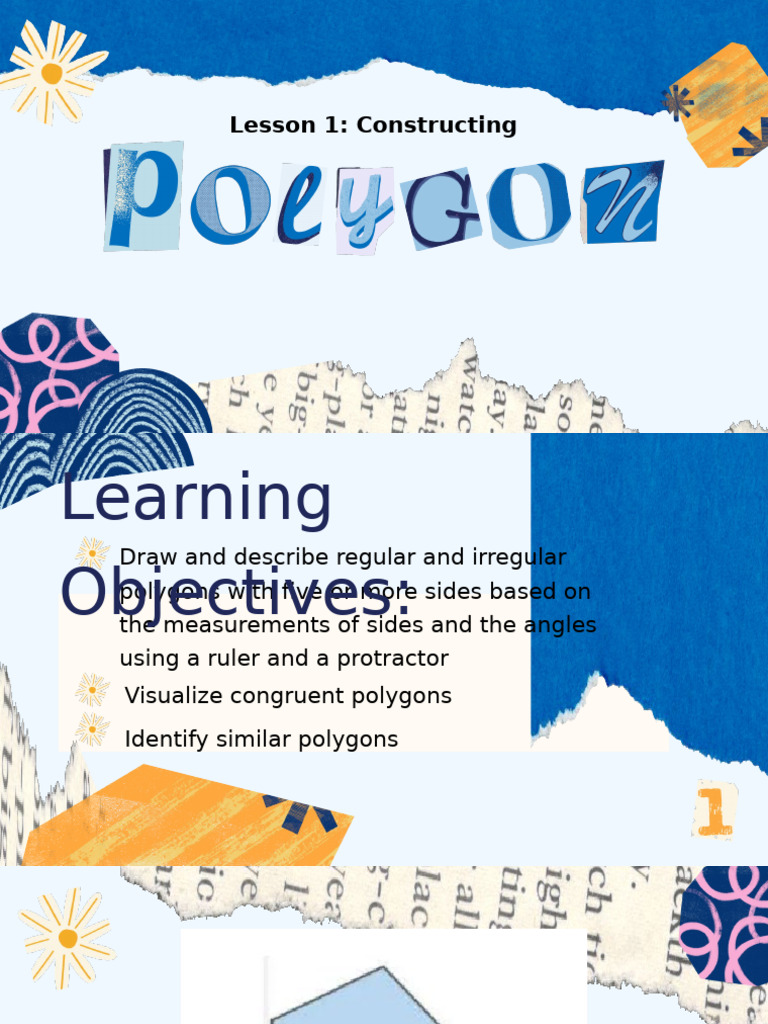 Math 7 Lesson 1 Constructing of Polygons | PDF