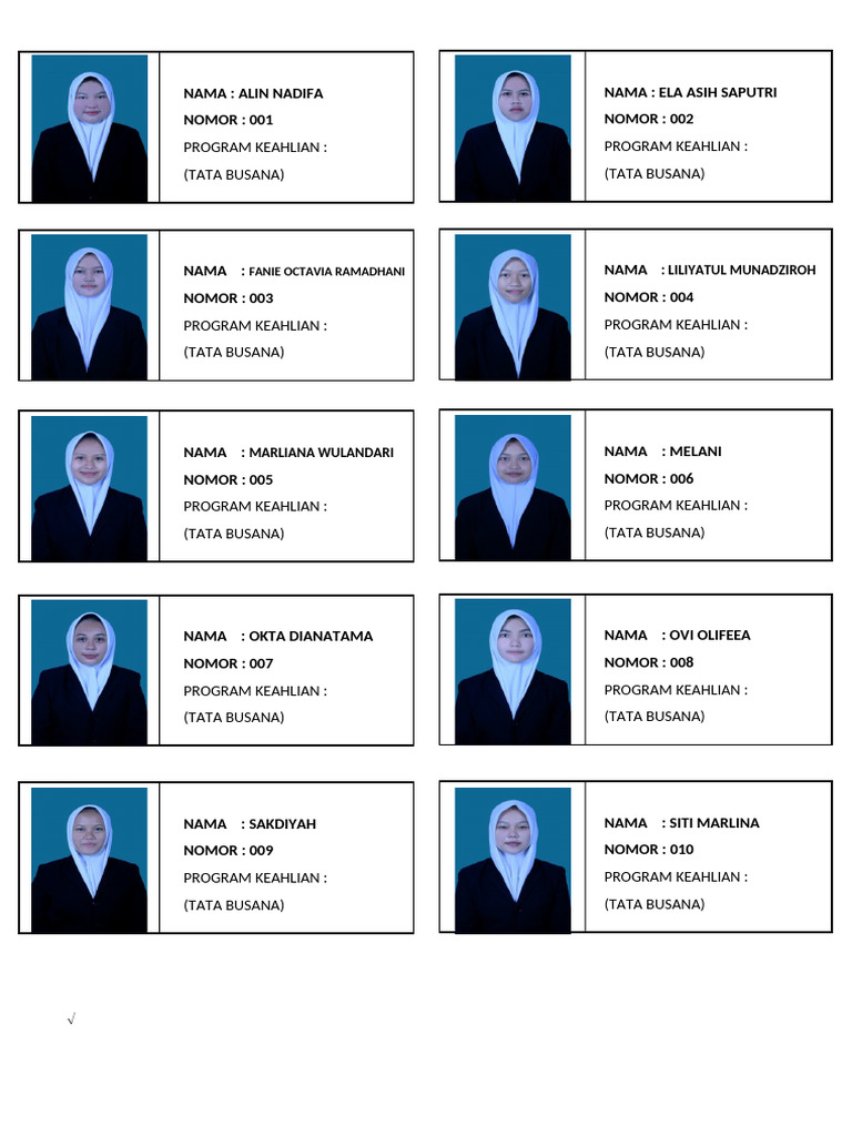 Tempelan Kotak Kerja | PDF