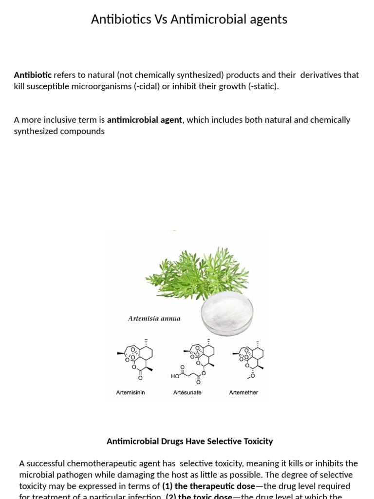 Selective Toxicity of Antimicrobial Agents | PDF | Enzyme Inhibitor ...