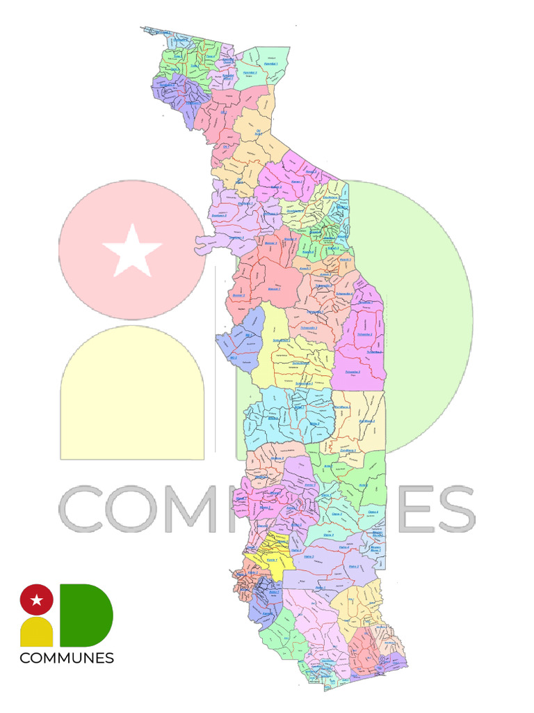 Carte Du Togo Id Commune | PDF