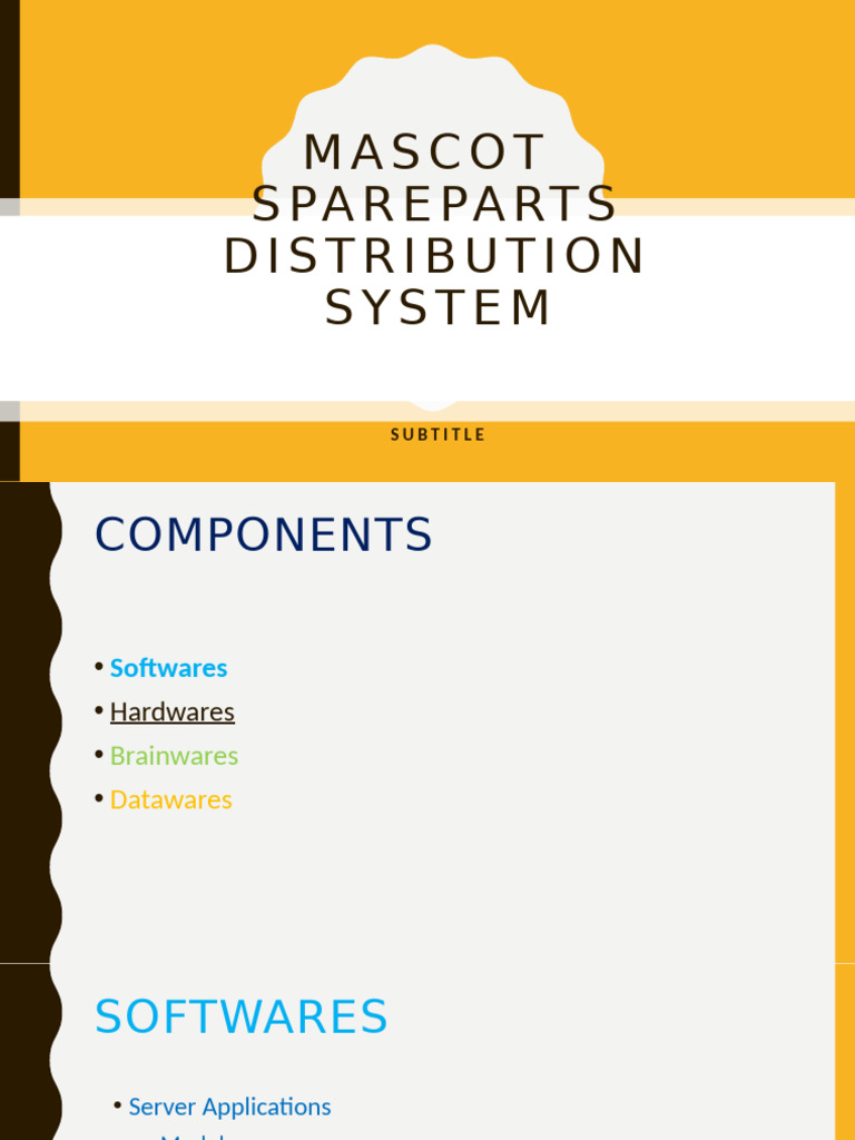 Mascot Sparepart Distributions | PDF | Mobile App | Point Of Sale
