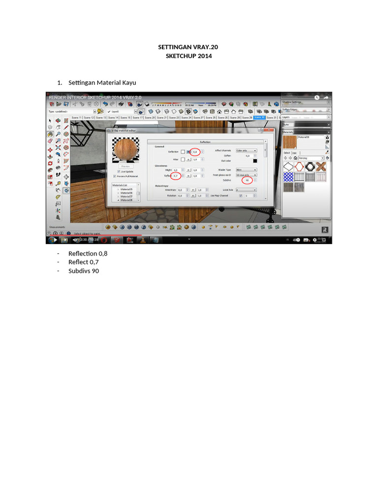 Settingan Material Vray.20 | PDF