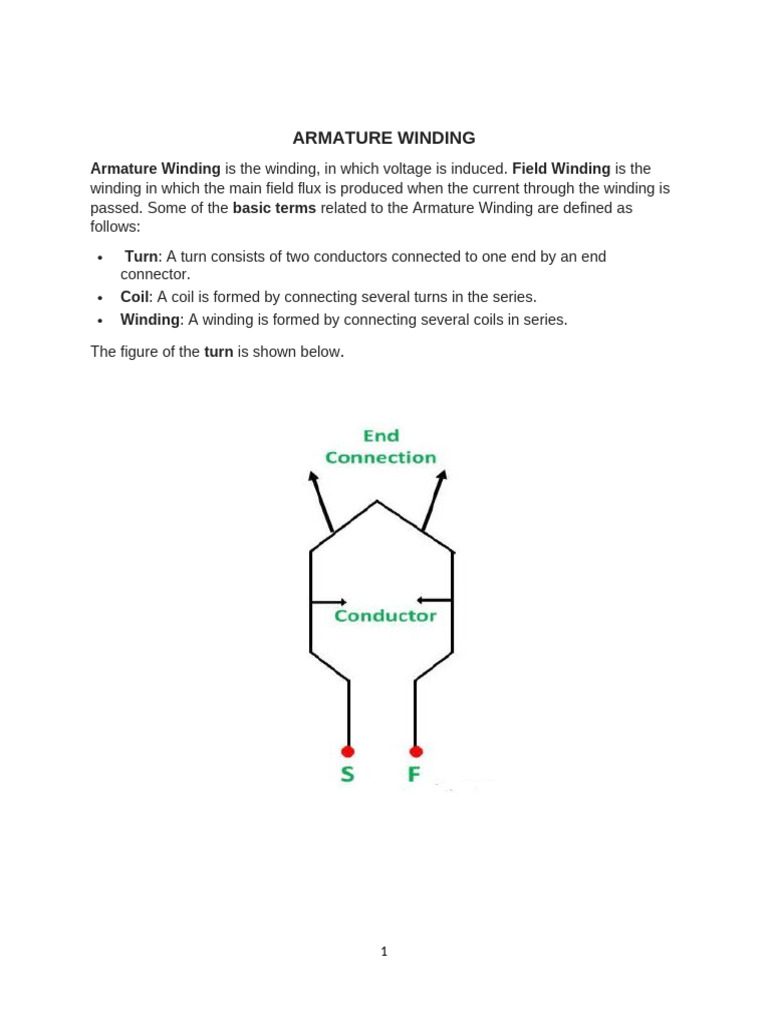 Understanding Armature Winding Basics | PDF