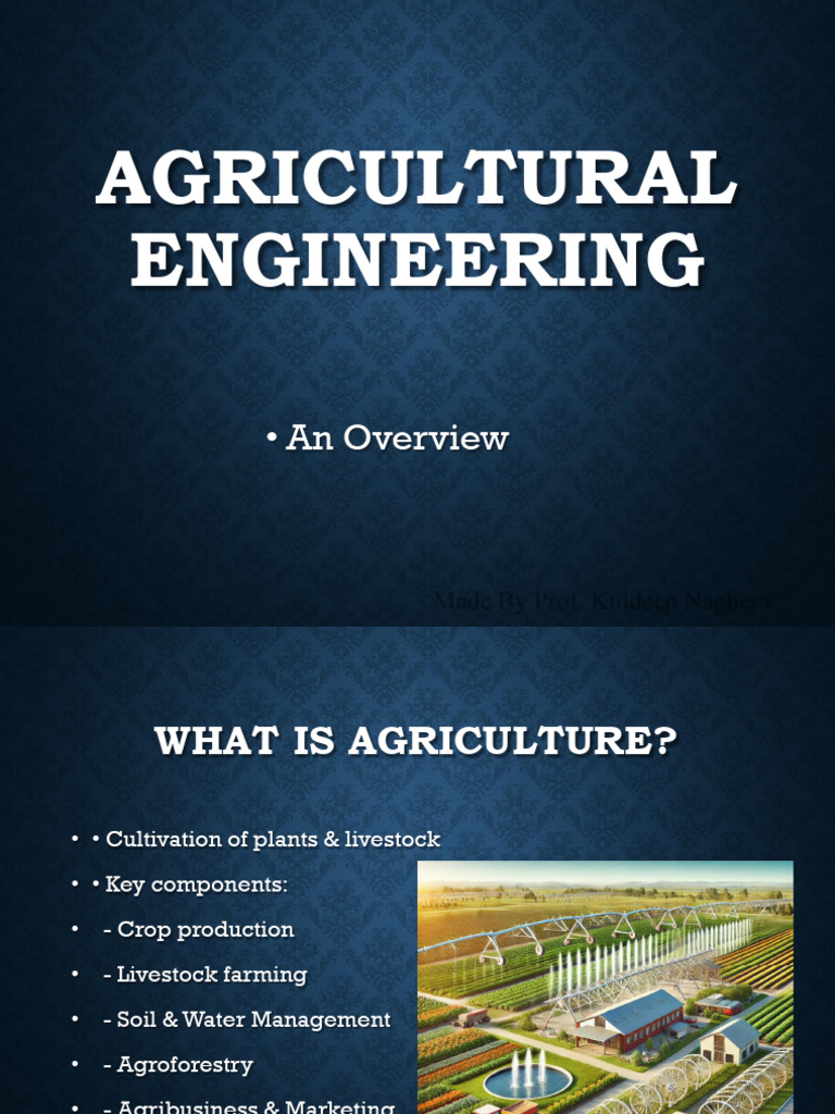 Agricultural Engineering Kuldeep Naghera | PDF