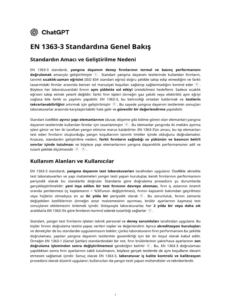 En 1363-3 Standardına Genel Bakış | PDF