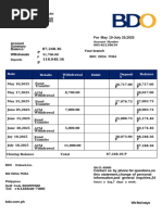 BDO Bank Statement June 2025 | PDF