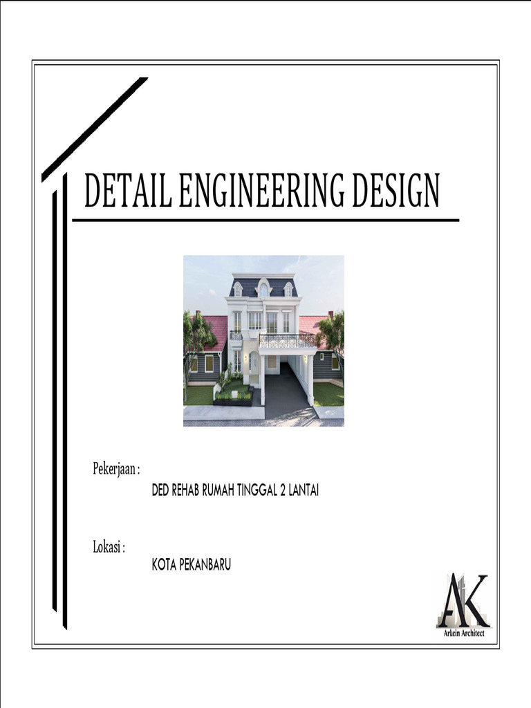 Ded Rehab Rumah 1 Lantai | PDF | Building Materials | Building Engineering