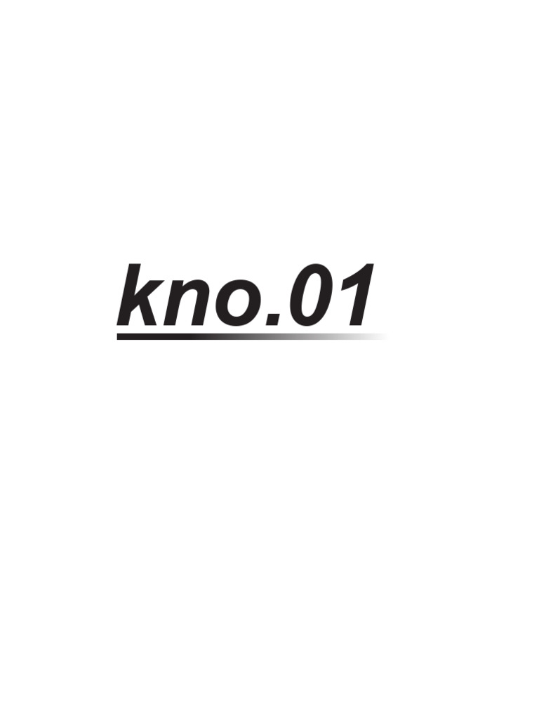 Kno.01 Logo | PDF
