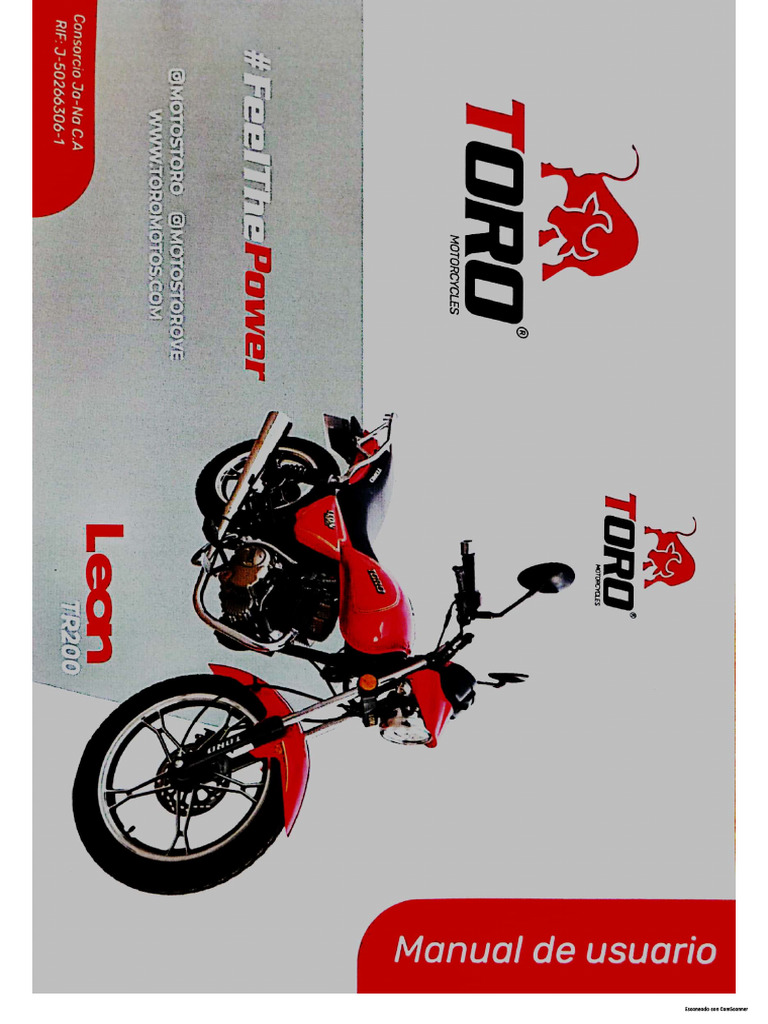 Manual Toro Leon Mejorado (1.2) | PDF