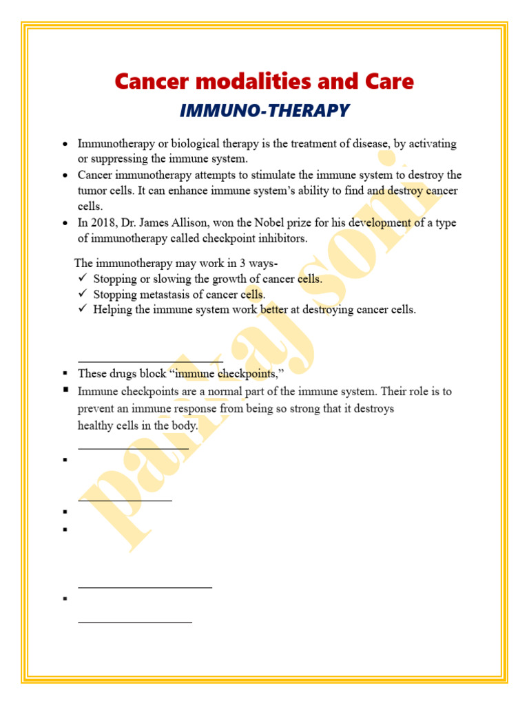 Cancer Modalities and Care | PDF | Hematopoietic Stem Cell ...