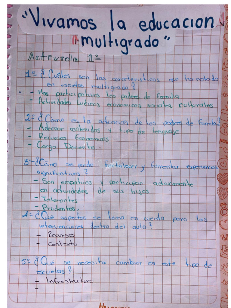 Vivamos La Educación Multigrado | PDF