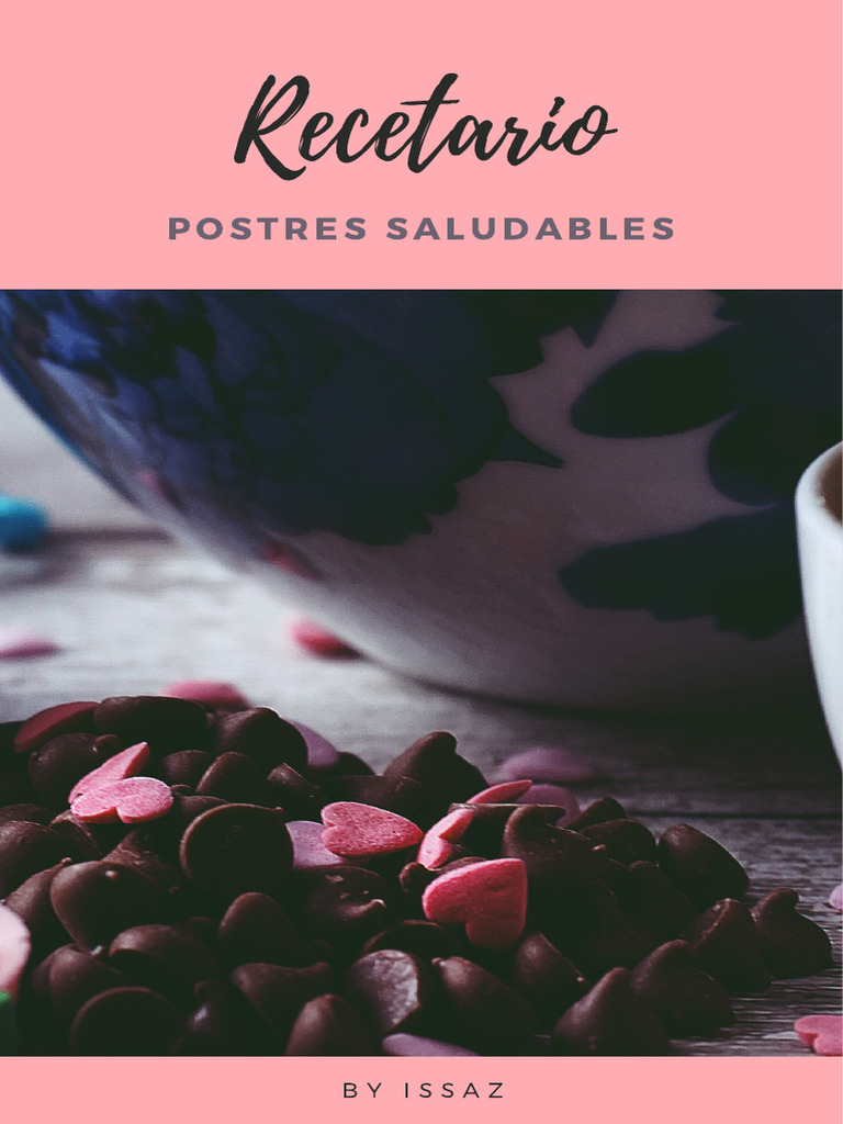 Recetas de Postres Saludables y Fáciles | PDF | Chocolate | Confitería