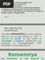 Paghubog NG Konsensiya Gabay Ang Pananampalataya NG Pamilya | PDF