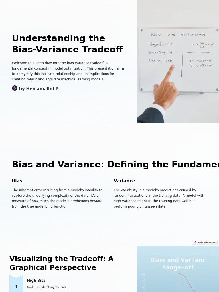 Understanding The Bias Variance Tradeoff | PDF | Variance | Artificial Intelligence