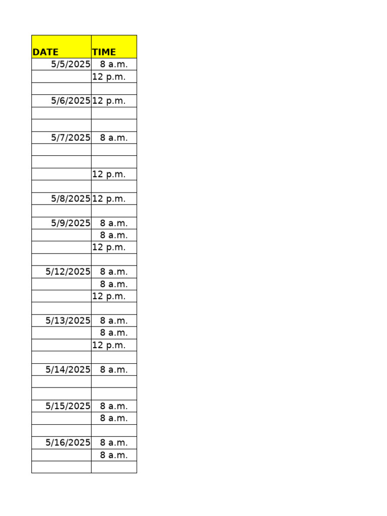 AP Exam Schedule and Attendance 2025 | PDF