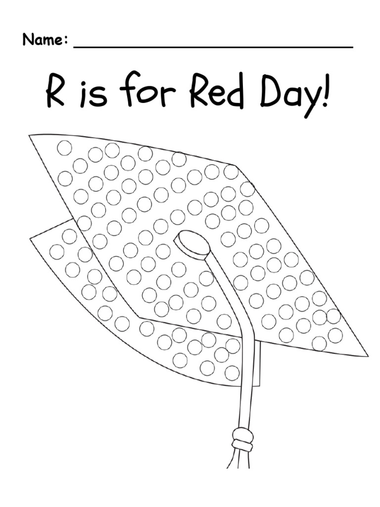 R Is For Red Day! | PDF