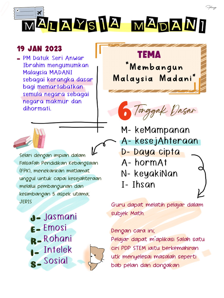Elemen Utama Malaysia MADANI | PDF