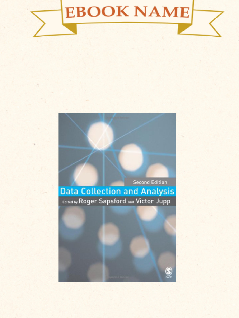 Data Collection and Analysis 2nd Ed Edition DR Roger Sapsford Download ...