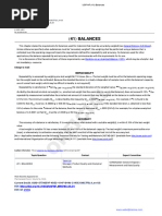 USP-NF 41 Balances | PDF | Weight | Calibration
