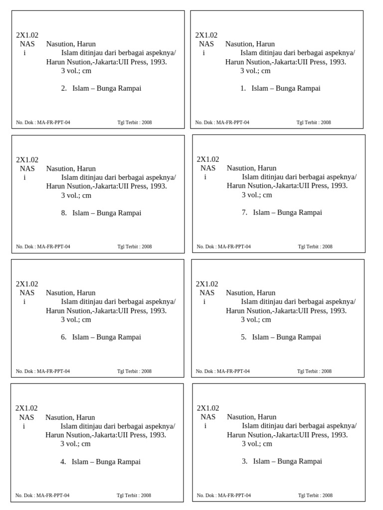 04 Katalog Buku Perpus | PDF