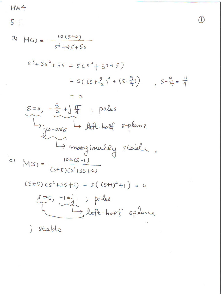 HW4 Solution | PDF