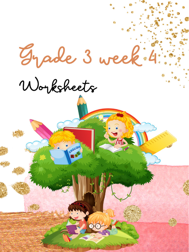 Grade 3 Week 4 Worksheets | PDF