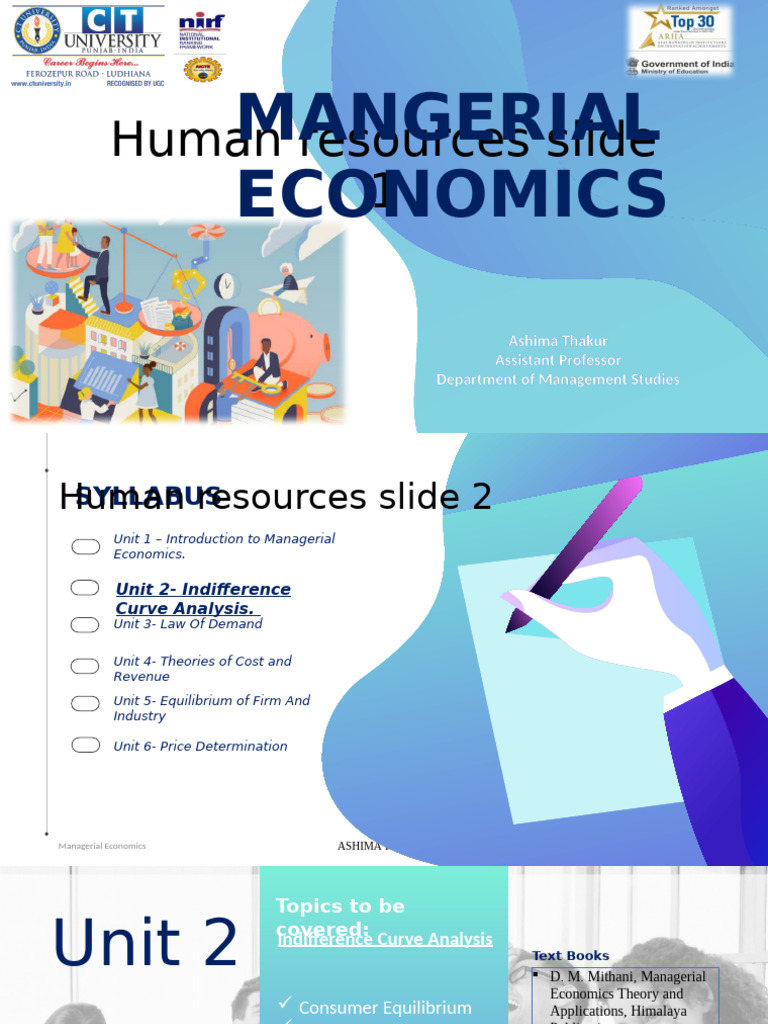 Managerial Economics Unit 2 | PDF | Utility | Microeconomics